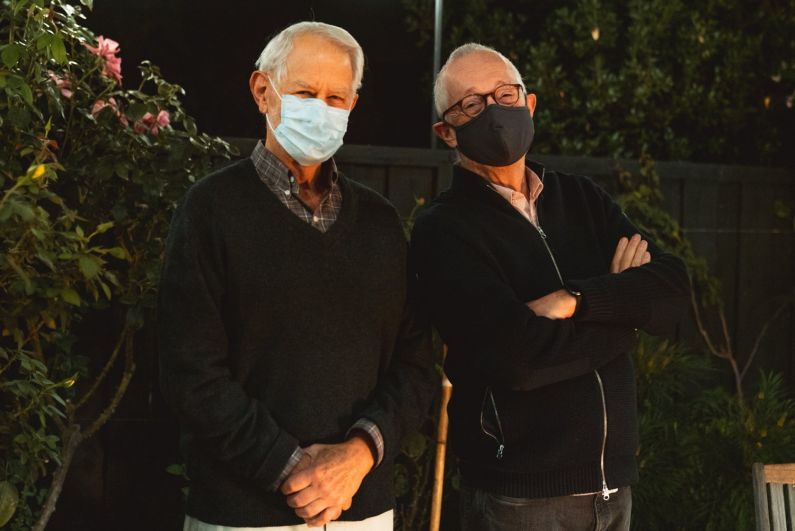 Paul Milgrom and Robert Wilson’s morning in photographs | Stanford Report