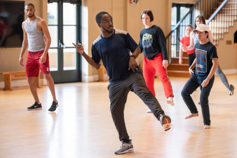 Afro Pop dancing with a master | Stanford Report