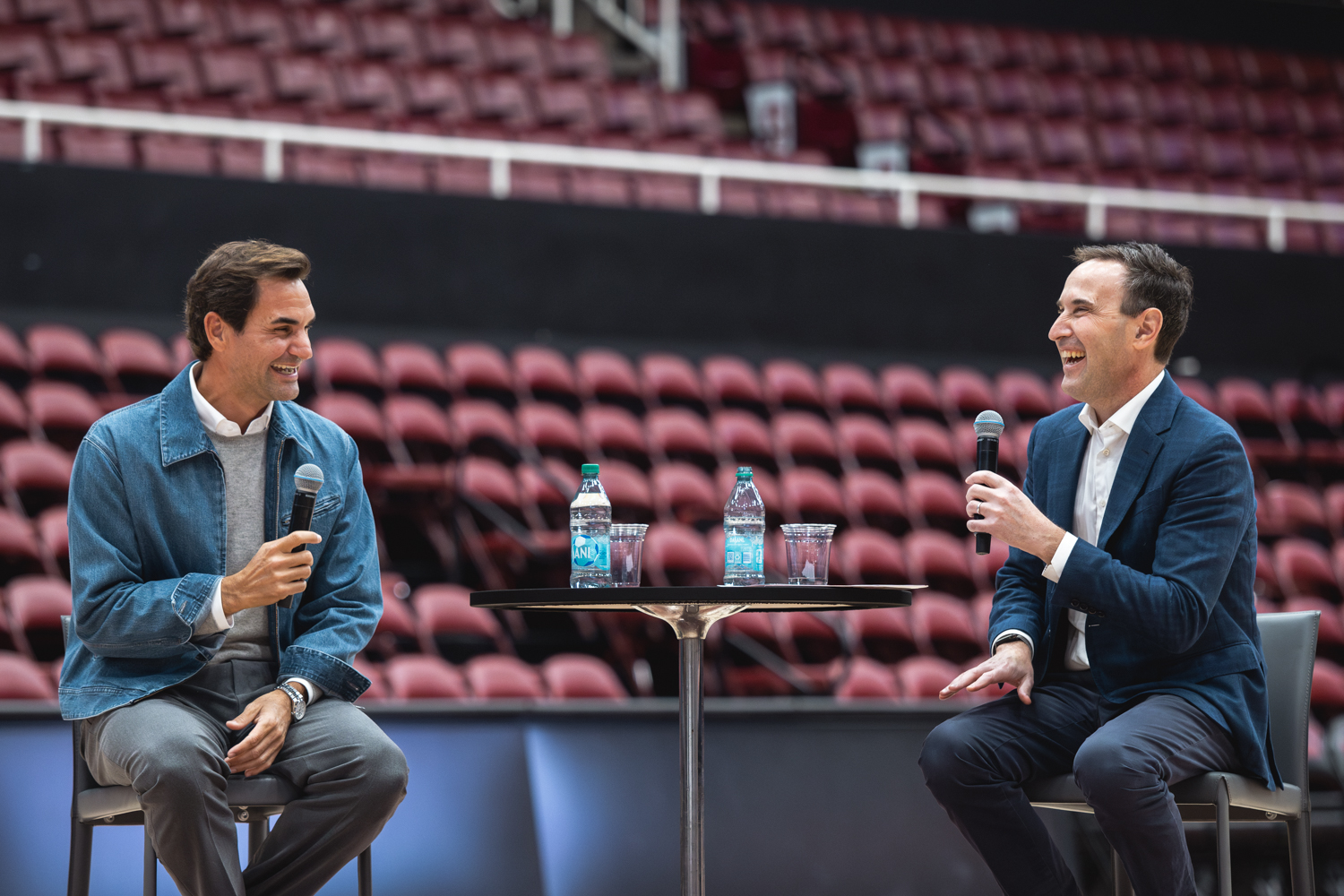 Roger Federer visits Stanford | Stanford Report