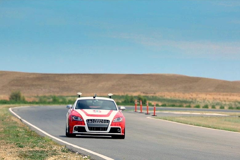 Autonomous car drives Stanford engineers' quest for highway safety ...