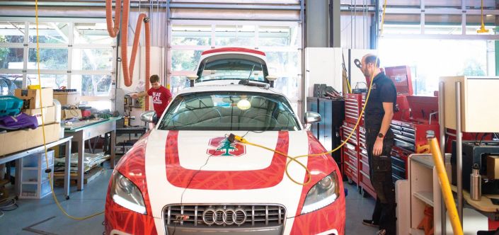 Autonomous car research at Stanford | Stanford Report
