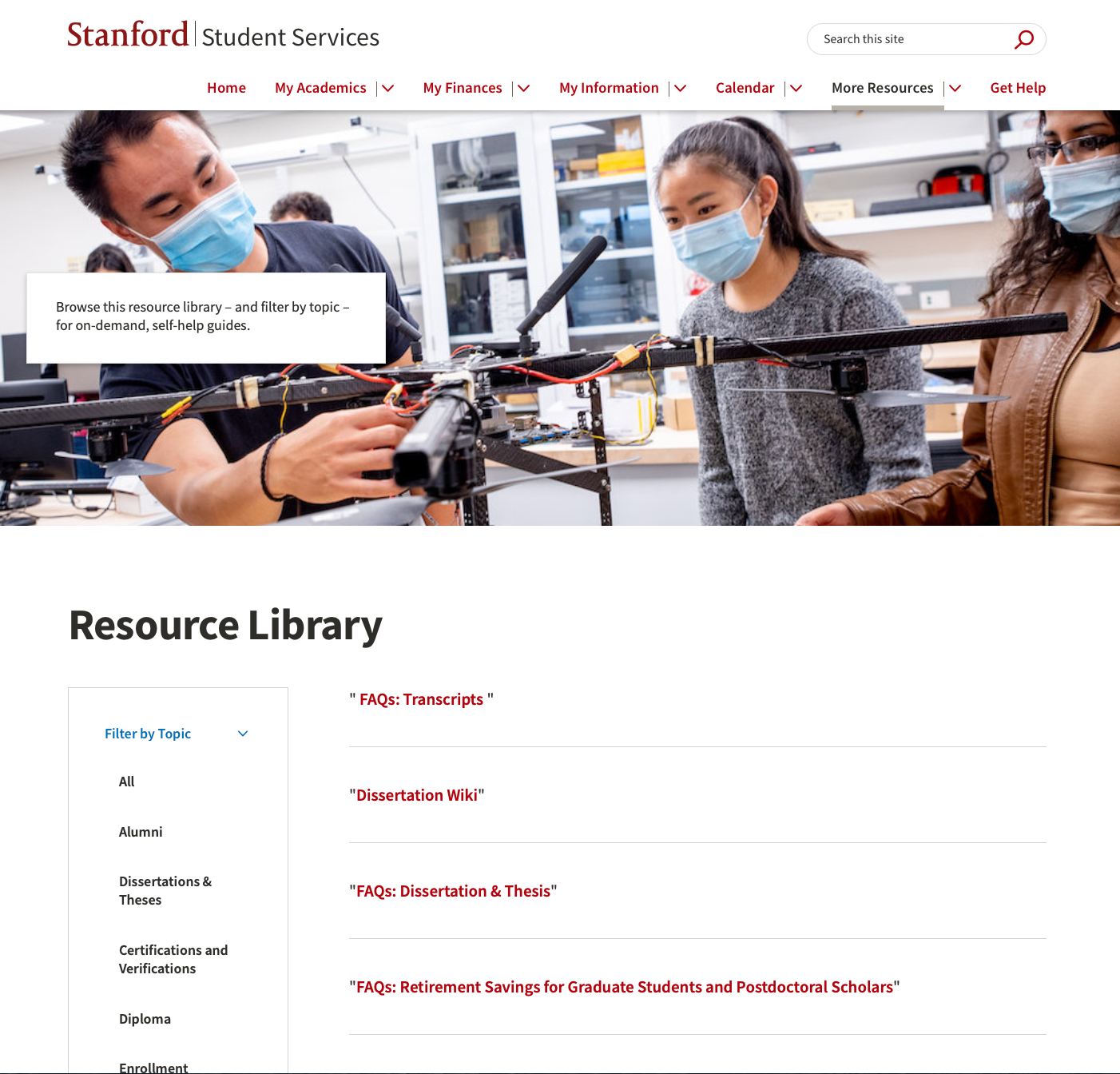 Expanded Student Services website designed for and by students ...